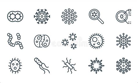 E Coli Icon Vector From Microorganism Concept Thin Line Illustration Of E Coli Editable Stroke