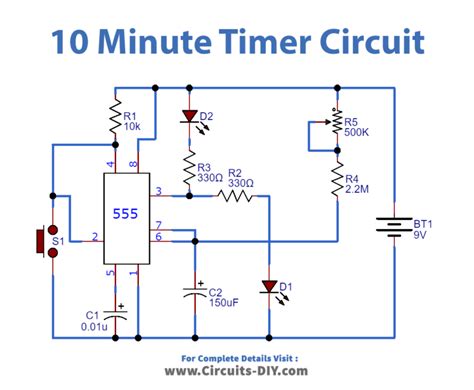 Best 13 10 Minute Timer Circuit 555 Timer Artofit