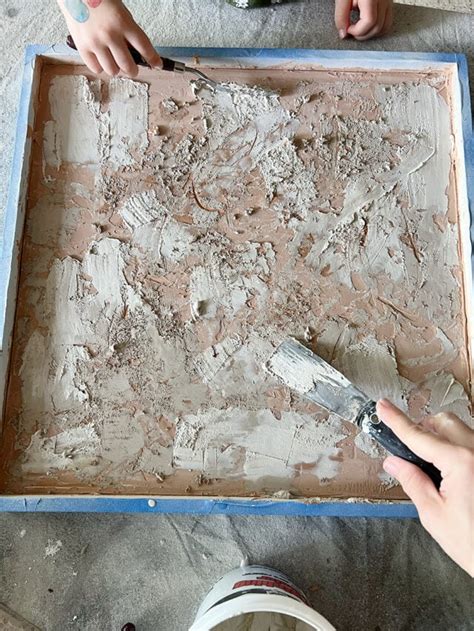 DIY Textured Canvas Art Jenna Sue Design