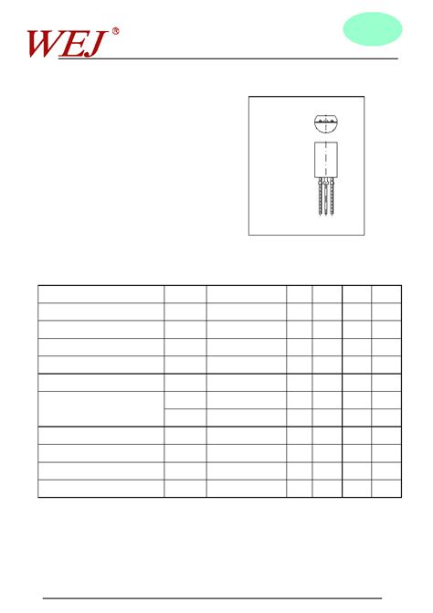C3207 datasheet(1/1 Pages) WINNERJOIN | TRANSISTOR (NPN)