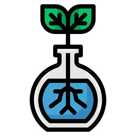 Flask Generic Outline Color Icon