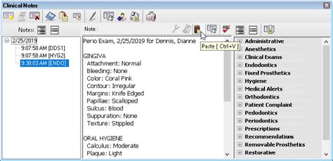 Creating Perio Exam Notes In A Snap Dentrix Canada