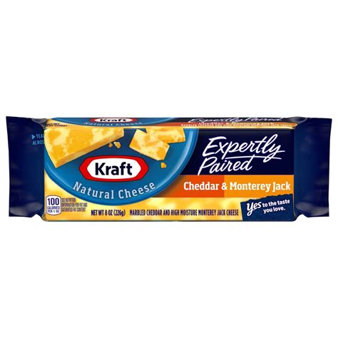 Cheddar And Monterey Jack Kraft Natural Cheese