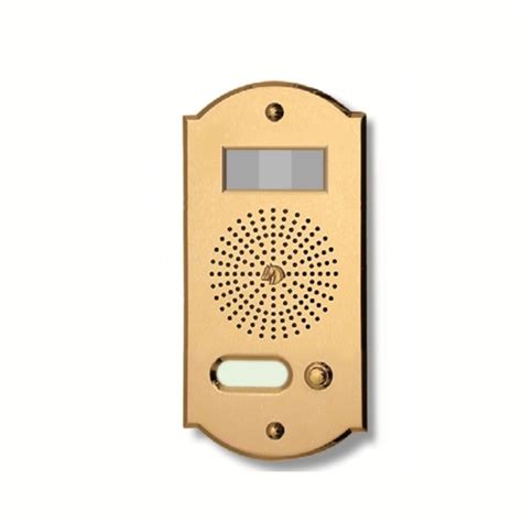 push button panel for video intercom 1 name mod 1plmorovideo cpt in