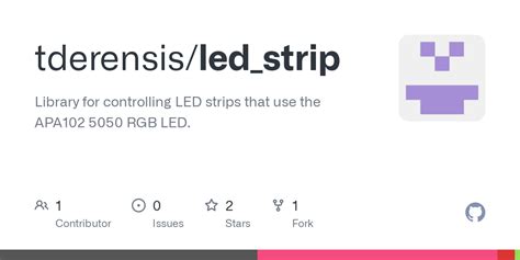 GitHub Tderensis Led Strip Library For Controlling LED Strips That Use The APA RGB LED