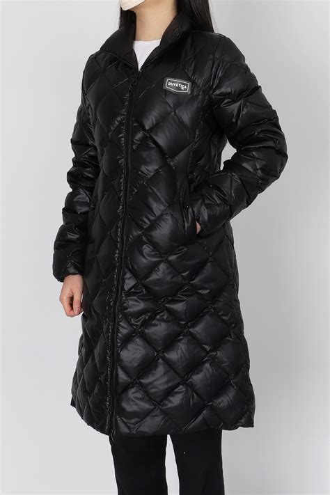 듀베티카 여성 구스다운 롱패딩 노사델라 Vddj00225 Bks Duvetica