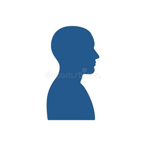 Silhouette Head Profiles Stock Illustrations 1483 Silhouette Head