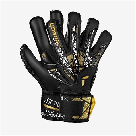 Reusch Attrakt Gold X Evolution Cut Finger Support Noirorblancnoir