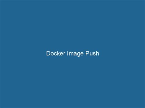 docker image push dockerpros