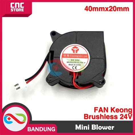 Jual Mini Blower Fan Keong Brushless 24v Cooling Turbo 4020 40mmx20mm