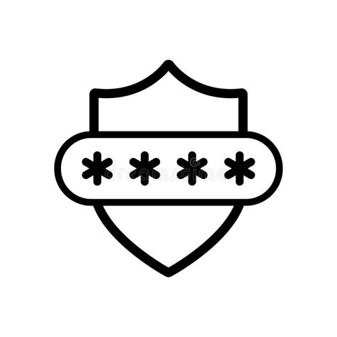 Security Shield Icon Shield With Lock Icon Protection Personal Data Icon Stock Vector