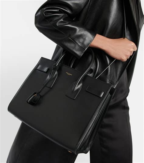 Saint Laurent Leather Tote Bag Saint Laurent