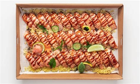 Grilled Salmon Nigiri