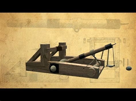 Medieval Mangonel Non Gunpowder Artillery