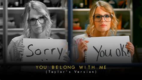 Taylor Swift You Belong With Me Taylors Version Music Video