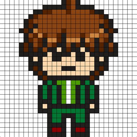 Makoto Naegi Pixel Sprites
