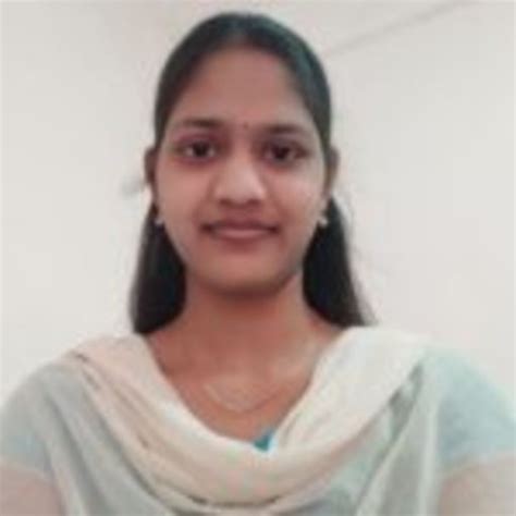 Sowjanya Pidathala Indian Institute Of Science Bengaluru Iisc