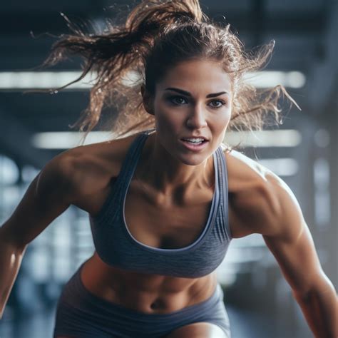Premium Ai Image Highintensity Interval Training For Fitness