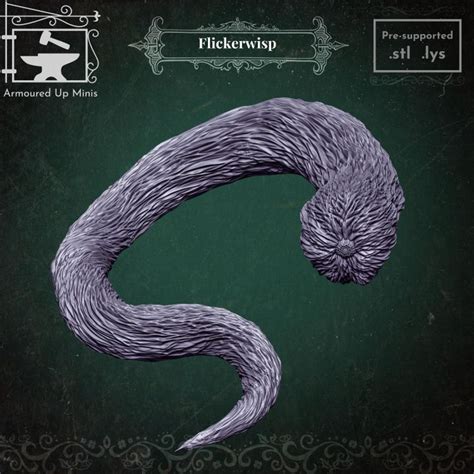3d Printable Flickerwisp By Armoured Up Minis