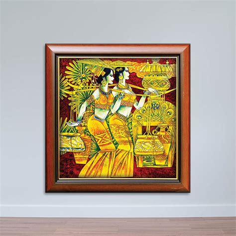 Tranh B N Kh A Th N C G I D N T C Tranh Ngh Thu T C O W X Ng Tranh Waki