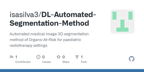 Github Isasilva3dl Automated Segmentation Method Automated Medical Image 3d Segmentation