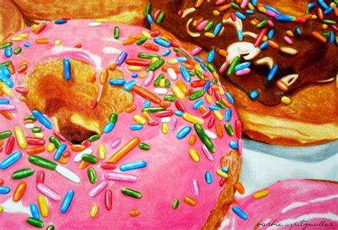 Donut Drawing By BarbieSpitzmuller On DeviantArt Donut Drawing Desserts Cake