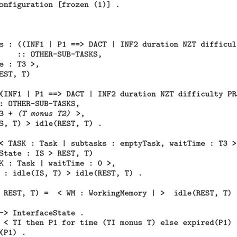 Definition Of The Idle Operator Download Scientific Diagram