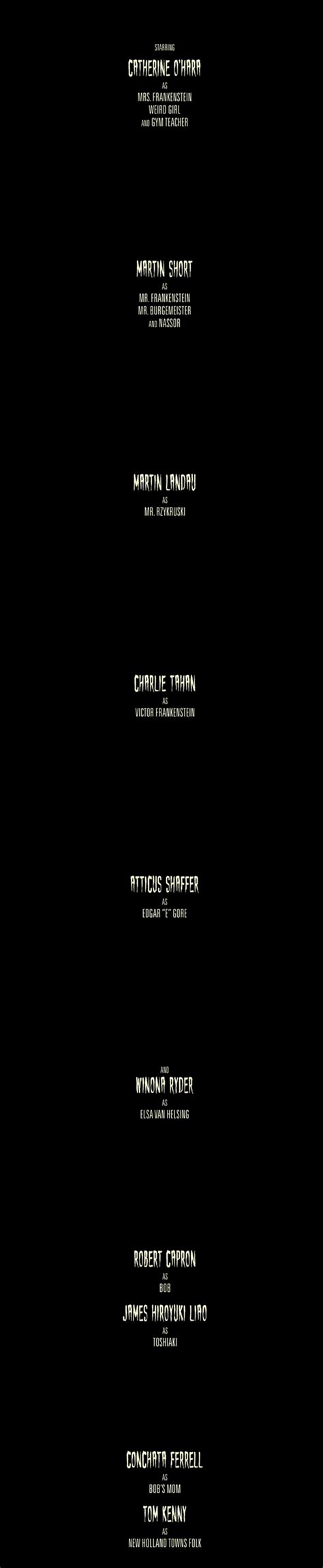 Nassor Voice Frankenweenie Movie Behind The Voice Actors