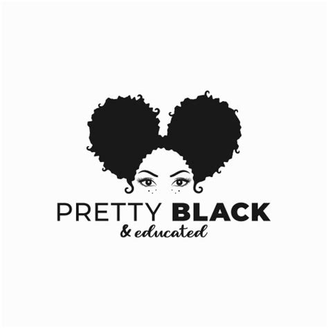 Black Girls Logo African American Black Woman Quotes Afbeelding Door