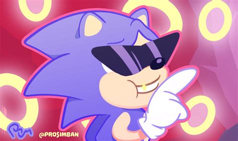 Sonic Redraw By Prosimban On Newgrounds