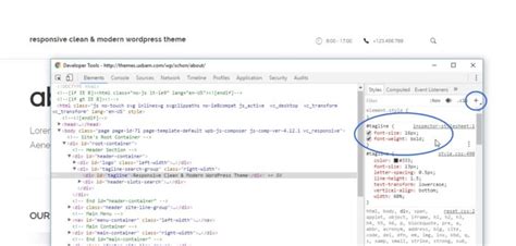 Inspecting Html For Css Adjustment With Chrome Developer Tools — Uxbarn
