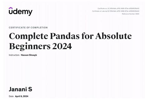 Udemy Janani Sivanandham