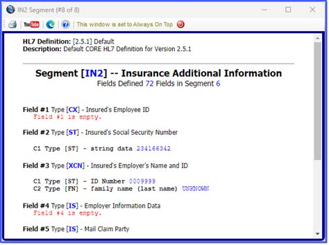 CORE HL7 Viewer HL7 Reports