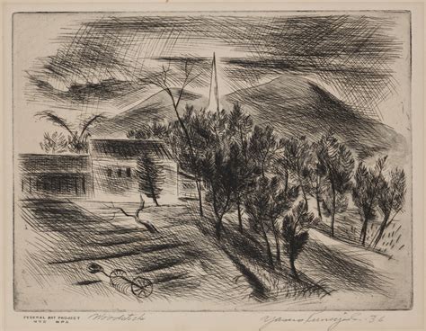 Woodstock Landscape Yasuo Kuniyoshi