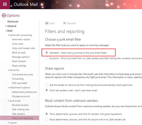 synchronize safe persons outlook 2016 outlook web access owa
