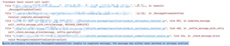Service Bus Python Sdk Common Exceptions Sharing Microsoft Community Hub