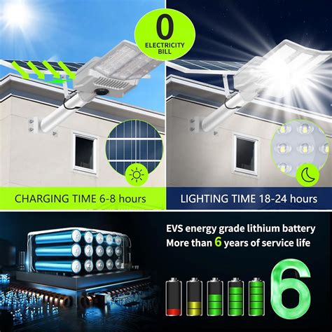 2000w Solar Street Light200000lm 6500k Solar Street Lights Outdoor