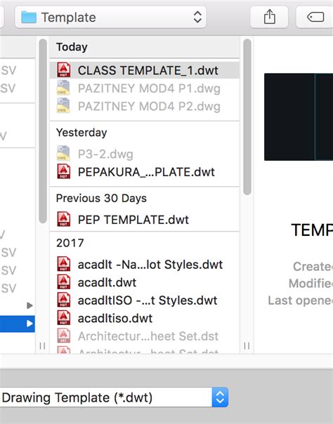 Solved Templates For Autocad MAC Autodesk Community