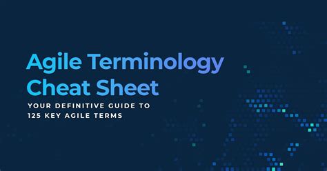 Anthony Mersino On Linkedin Agile Terminology Cheat Sheet Vitality Chicago Inc