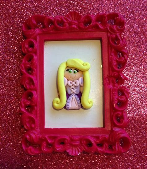 Tangled Inspired Clay Bow Center Bows Etsy Easy Polymer Clay