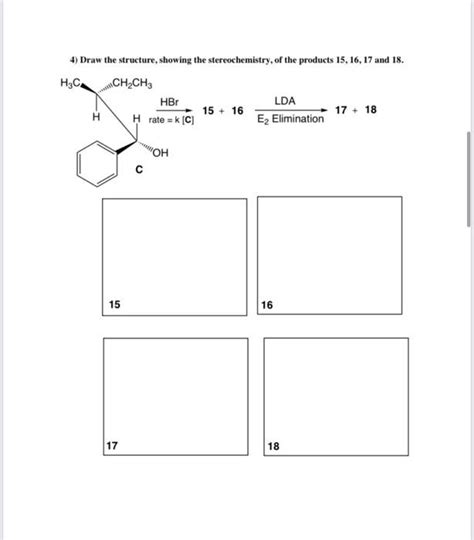 Solved Draw The Structure Showing The Stereochemistry Chegg