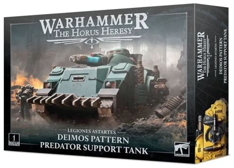 Warhammer 40k Deimos Pattern Predator Support Tank Legiones Astartes