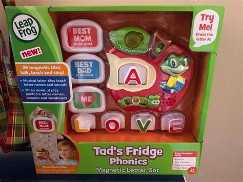 Leapfrog Tads Fridge Phonics Learning Toys Magnetic Letter Set Brand