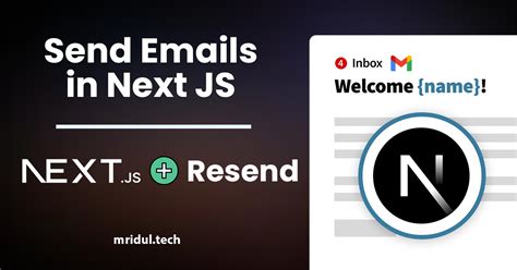 how to send emails in next js for free using resend mridul tech