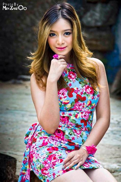 Myanmar Celebrities Attractive Model Girl Su Myat Noe Kyaw