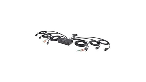 C2 Dh46 Ua2 Cbl Kvm 2 Port Dual Monitor Usb Hdmi Kvm