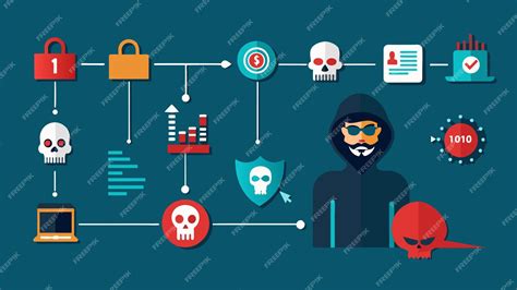 Premium Vector A Timeline Of Major Cyber Attacks Throughout History