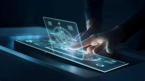 Futuristic Interface Interaction | Premium AI-generated image
