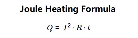 Joule Heating Calculator