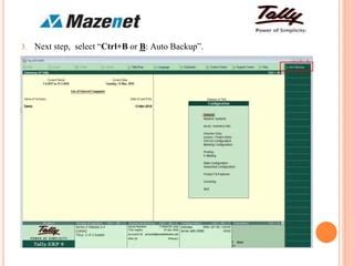 Auto Backup Tally Coimbatore Tally Software PPTX